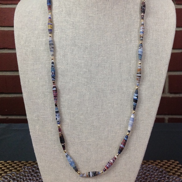 Vintage | Jewelry | Vintage 9s Magazine Rolled Necklace | Poshmark